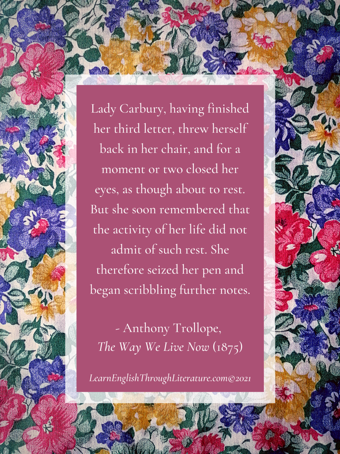 Lesson #213: On Anthony Trollope (and 3 Easily Mistaken Verb Forms ...